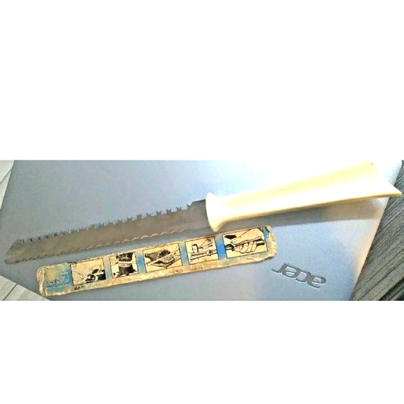 Quikut | Kitchen | Vtg Quikut Quikkle Double Sided Knife Stainless ...